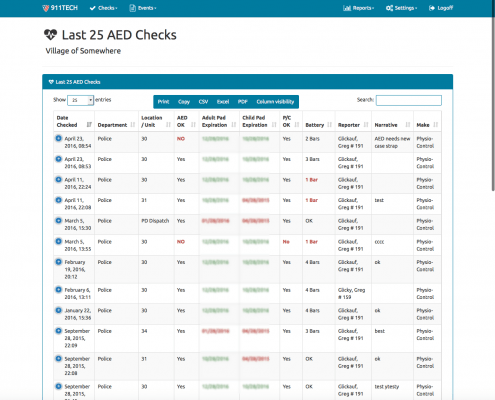 AED Management & Inspection – 911Tech