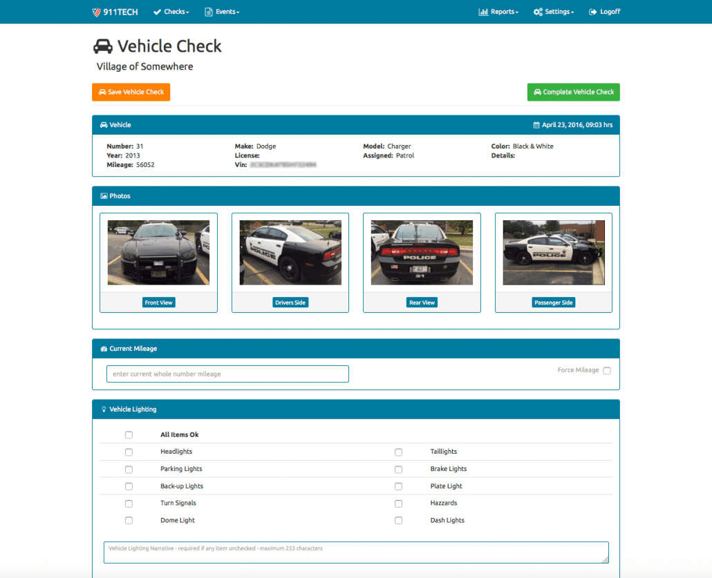 Vehicle Inspections – 911Tech