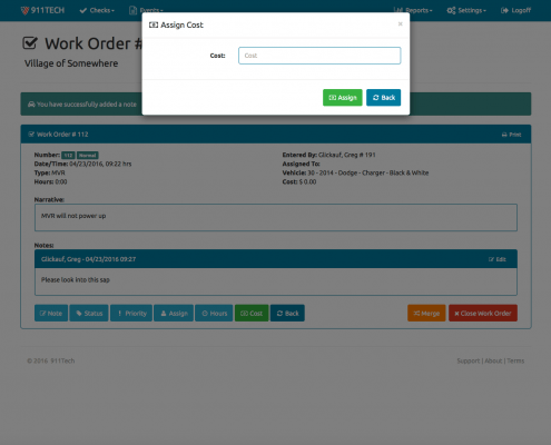 Work Orders - 911Tech